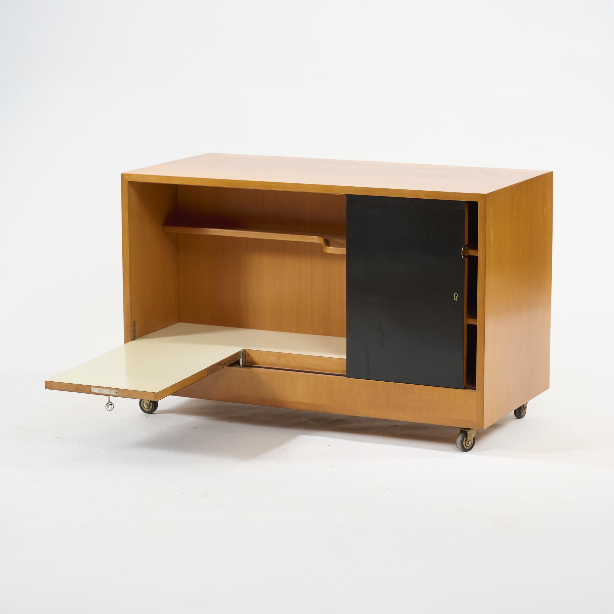 Bar/shelf on casters, c. 1957 – Egon Eiermann; Robert Hilgers ...